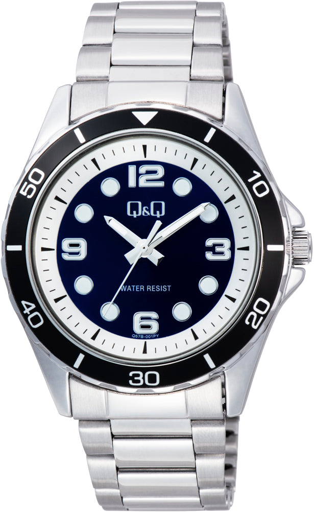 Q&Q Japan By Citizen Q57B-001PY Fashion Analog Men – PublicWatch.com
