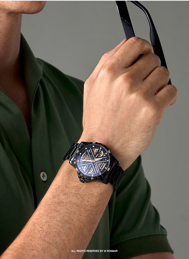 RONMAR RM-006F1 BLACK – PublicWatch.com