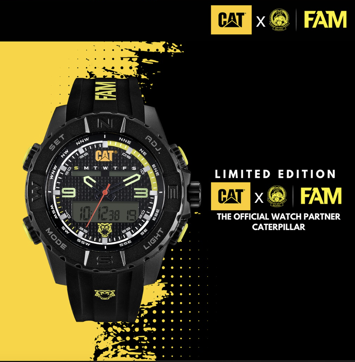Caterpillar MG-145-FAM CAT x FAM Harimau Malaya Collaboration Limited ...