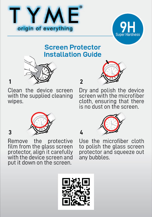 TYME Fossil Round Tempered Glass From 26mm to 40mm – PublicWatch.com